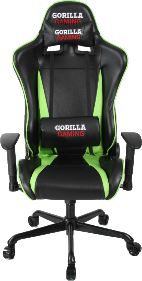 Gorilla Gaming Commander Chair - Green & Black | | Buy Now | at Mighty ...