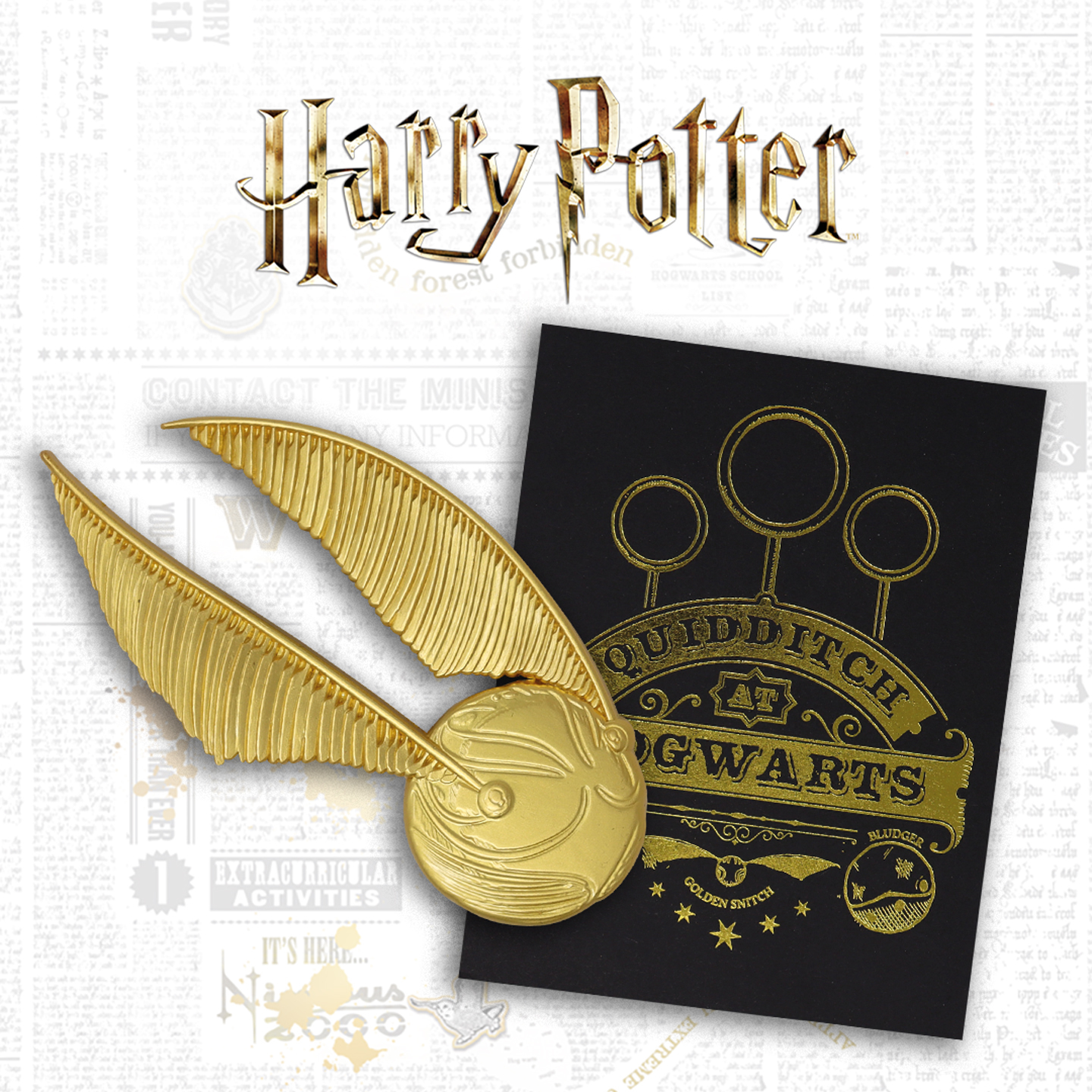 Harry Potter: Golden Snitch - Oversized Pin Badge | at Mighty Ape NZ