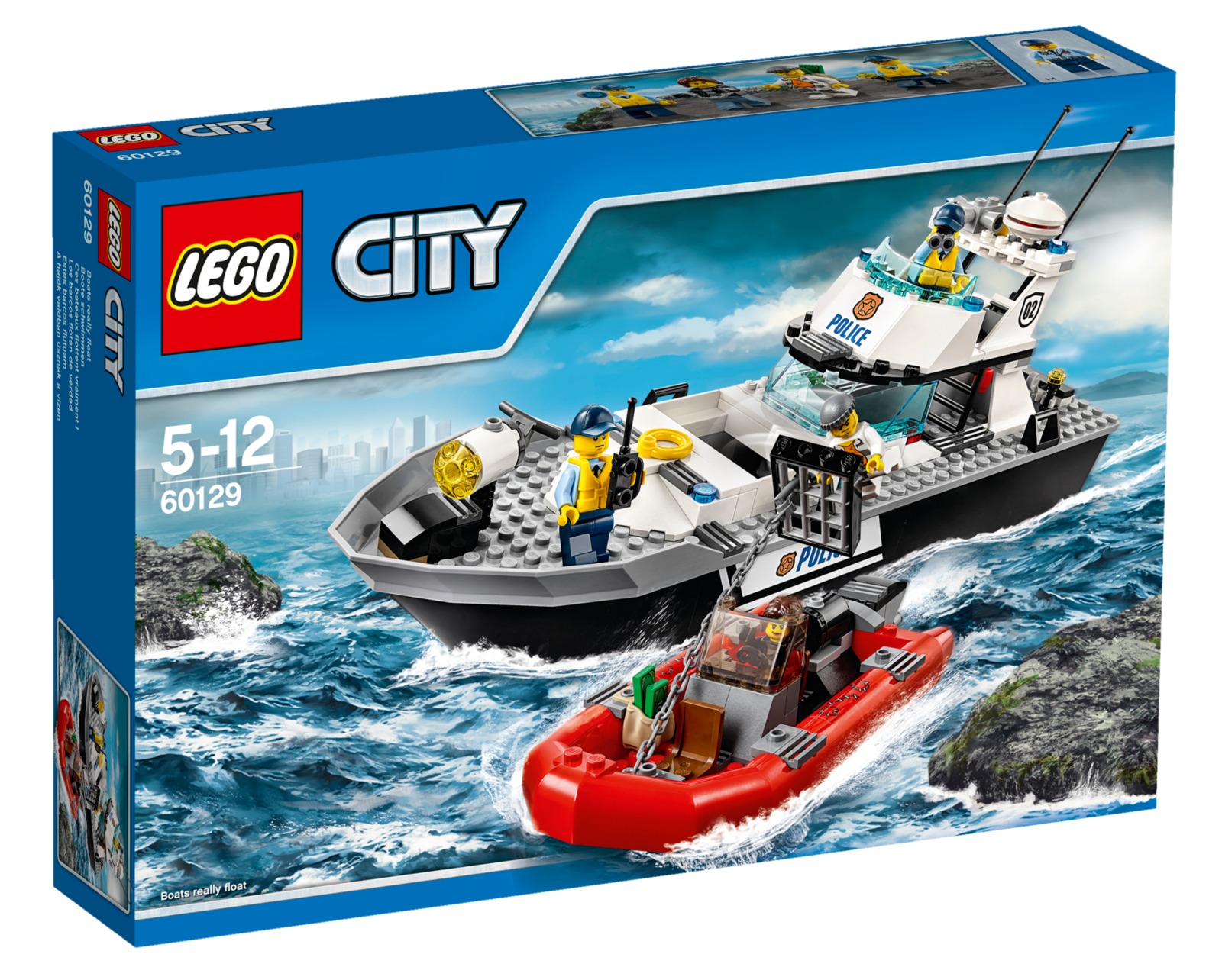 Buy LEGO City - Police Patrol Boat (60129) at Mighty Ape NZ