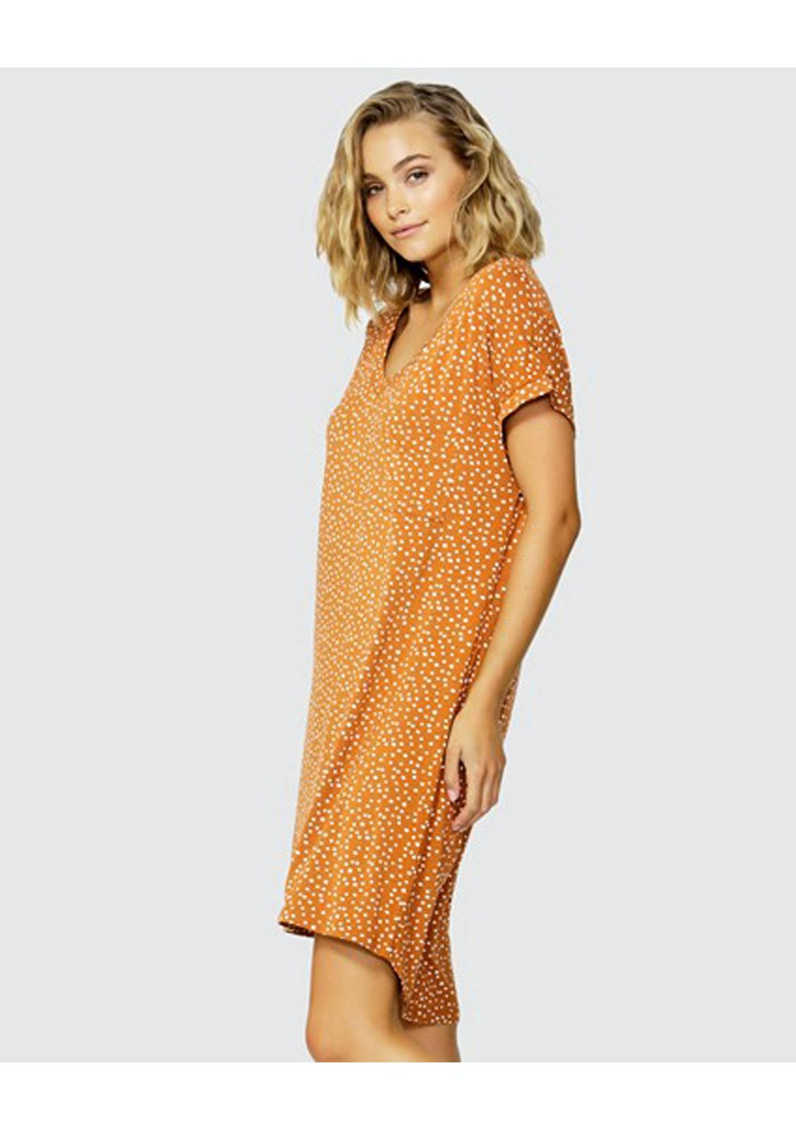 Betty Basics: Arizona Dress - Clay Bambi Spot (Size 12) | at Mighty Ape NZ
