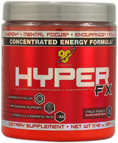 Buy BSN Hyper FX - Fruit Punch (324g) at Mighty Ape NZ