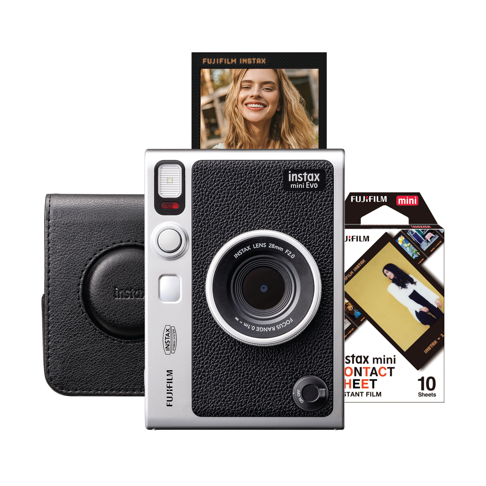 Fujifilm Instax Mini Evo Gift Pack Limited Edition - Black | at Mighty Ape NZ