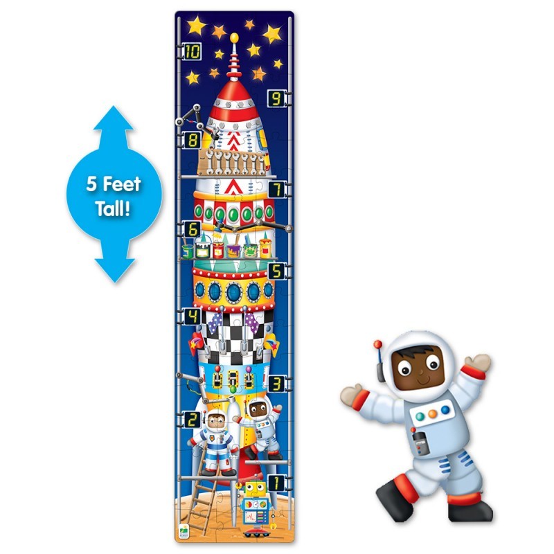 Buy Long & Tall Puzzle - 123 Rocket Ship at Mighty Ape NZ