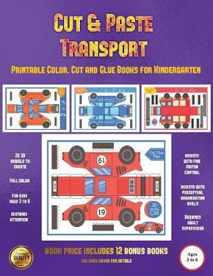 Printable Color, Cut and Glue Books for Kindergarten (Cut and Paste ...