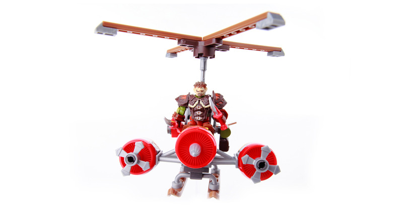 Mega Bloks World of Warcraft Mount - Flying Machine (with Gnome Rogue ...