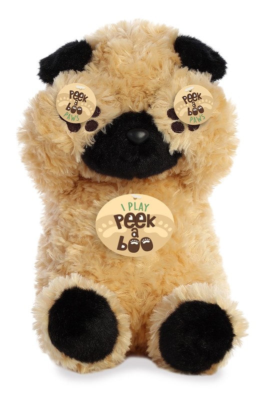 Buy Peek A Boo Plush - Pug at Mighty Ape NZ