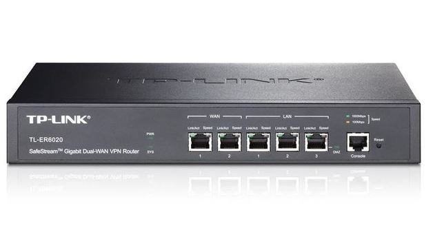 TP-LINK TL-ER6020 SafeStream Gigabit Dual-WAN VPN Router | at Mighty Ape NZ