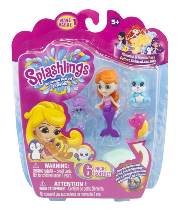Buy Splashlings: Mermaid - 6-Pack at Mighty Ape NZ