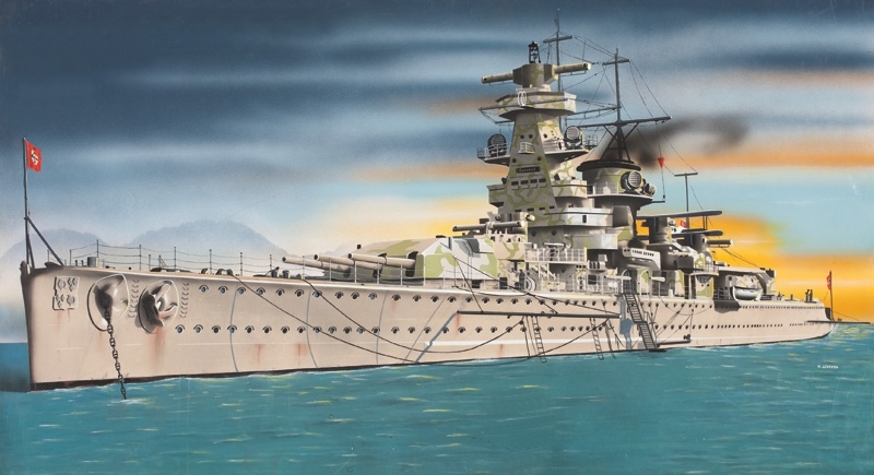 Italeri: 1:720 Admiral Graf Spee - Model Kit Images at Mighty Ape NZ