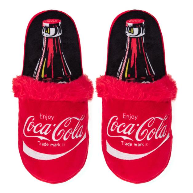 Odd Sox: Enjoy Coca Cola - Odd Fuzzy Slides - Size Medium | Men's | at ...