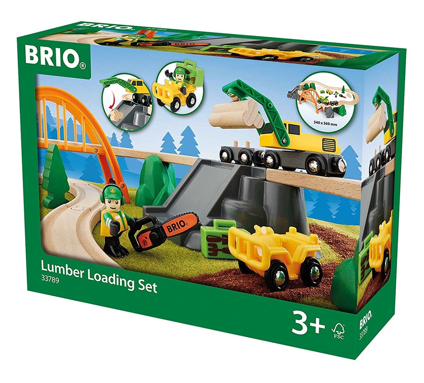 Buy Brio: Lumber Loading - Railway Set at Mighty Ape NZ