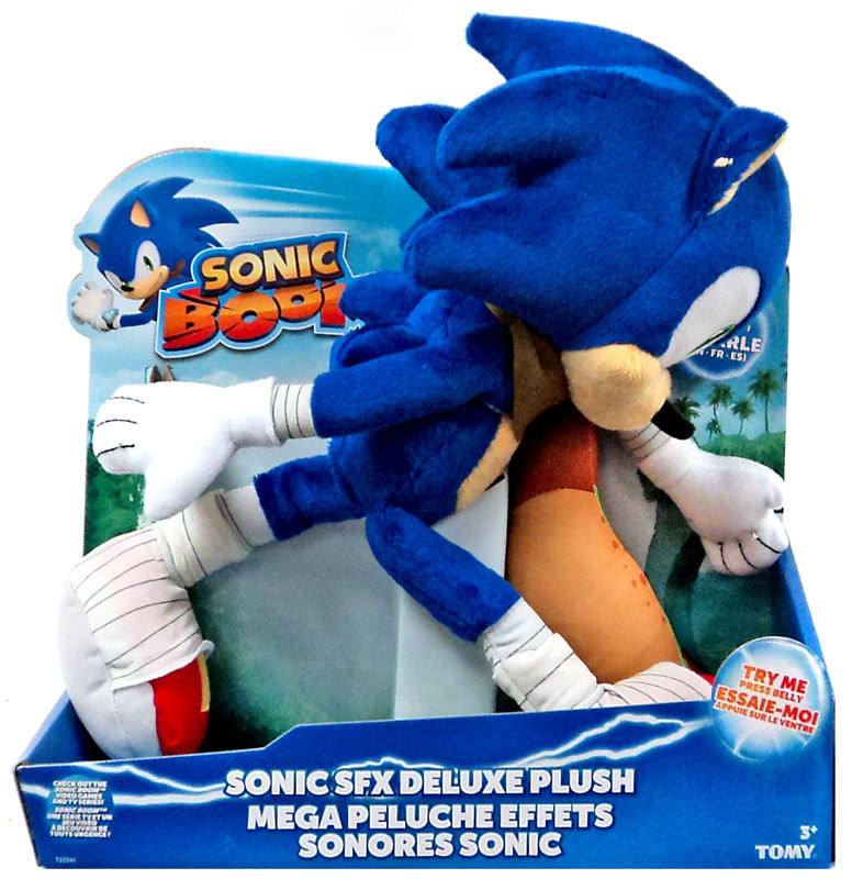 Buy Sonic Boom 38cm Deluxe Sonic Feature Plush At Mighty Ape Australia