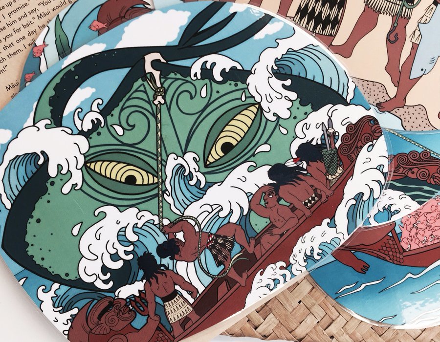 TeacherTalk: Māui and the Giant Fish - Magnetic Legend Images at Mighty ...