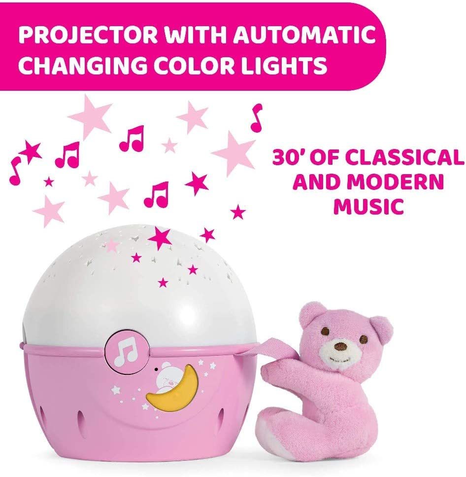 Buy Chicco: Next2Stars Projector - Pink at Mighty Ape NZ