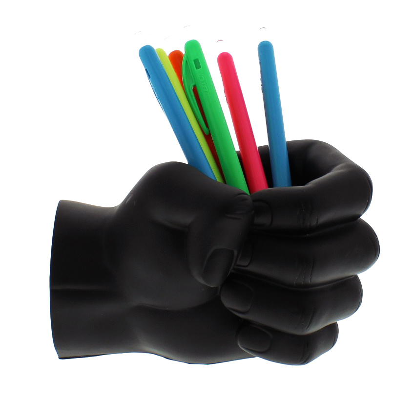 Buy Luyesa Strong Hand Pen Holder with Paperclip Magnet (Black) at ...