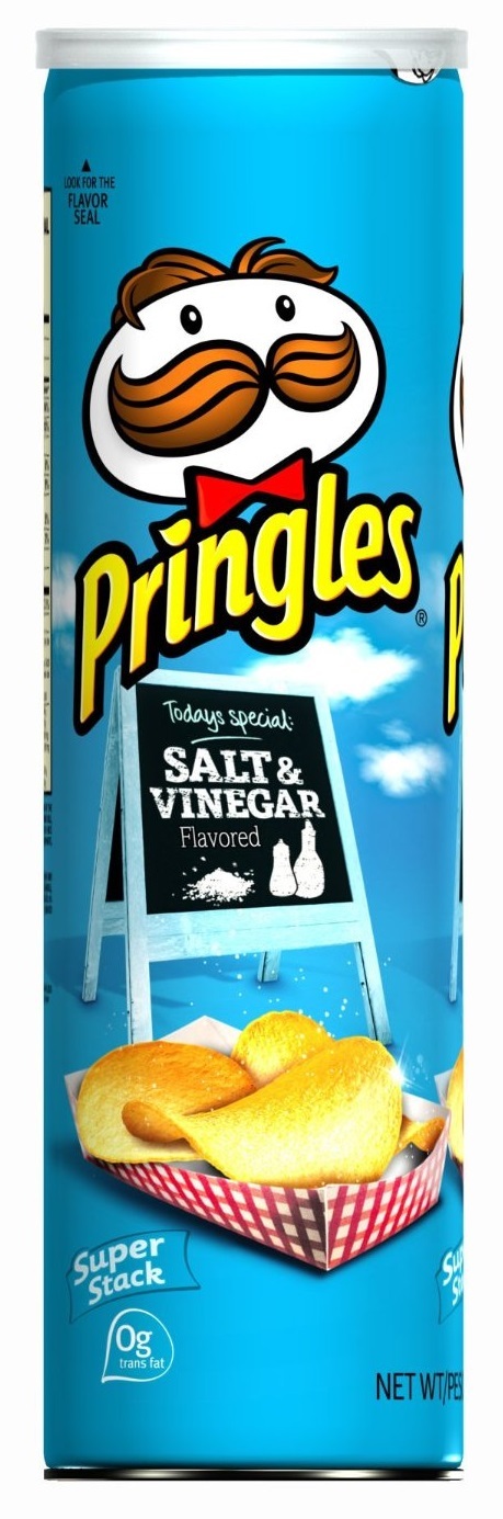Pringles Super Stack Salt & Vinegar 158g | at Mighty Ape NZ