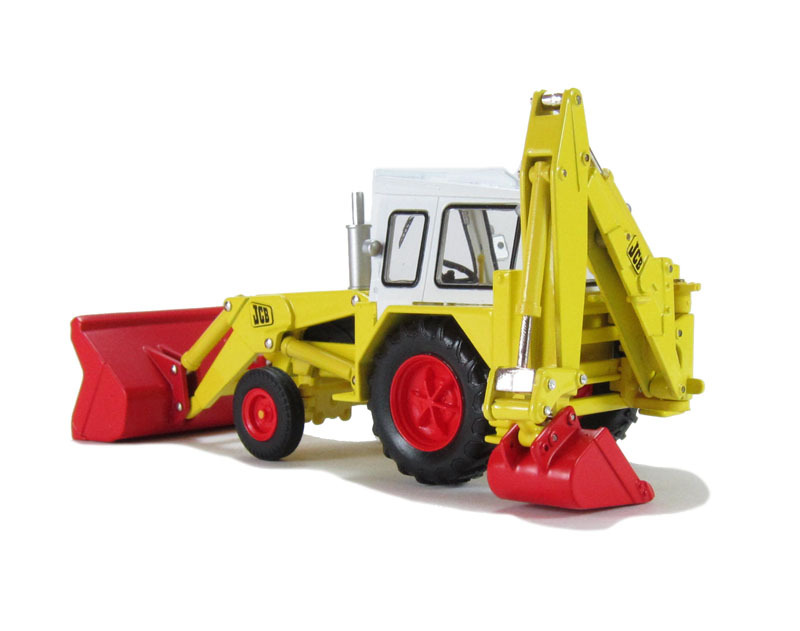 JCB 3C MK1 Backhoe Loader 1:50 Diecast Model Images at Mighty Ape Australia