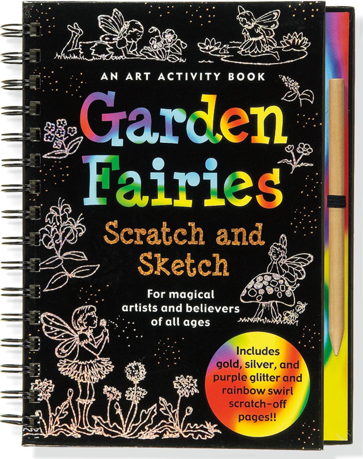 Sketch and Scratch Flower Fairies | Peter Pauper Press Book | Buy Now ...