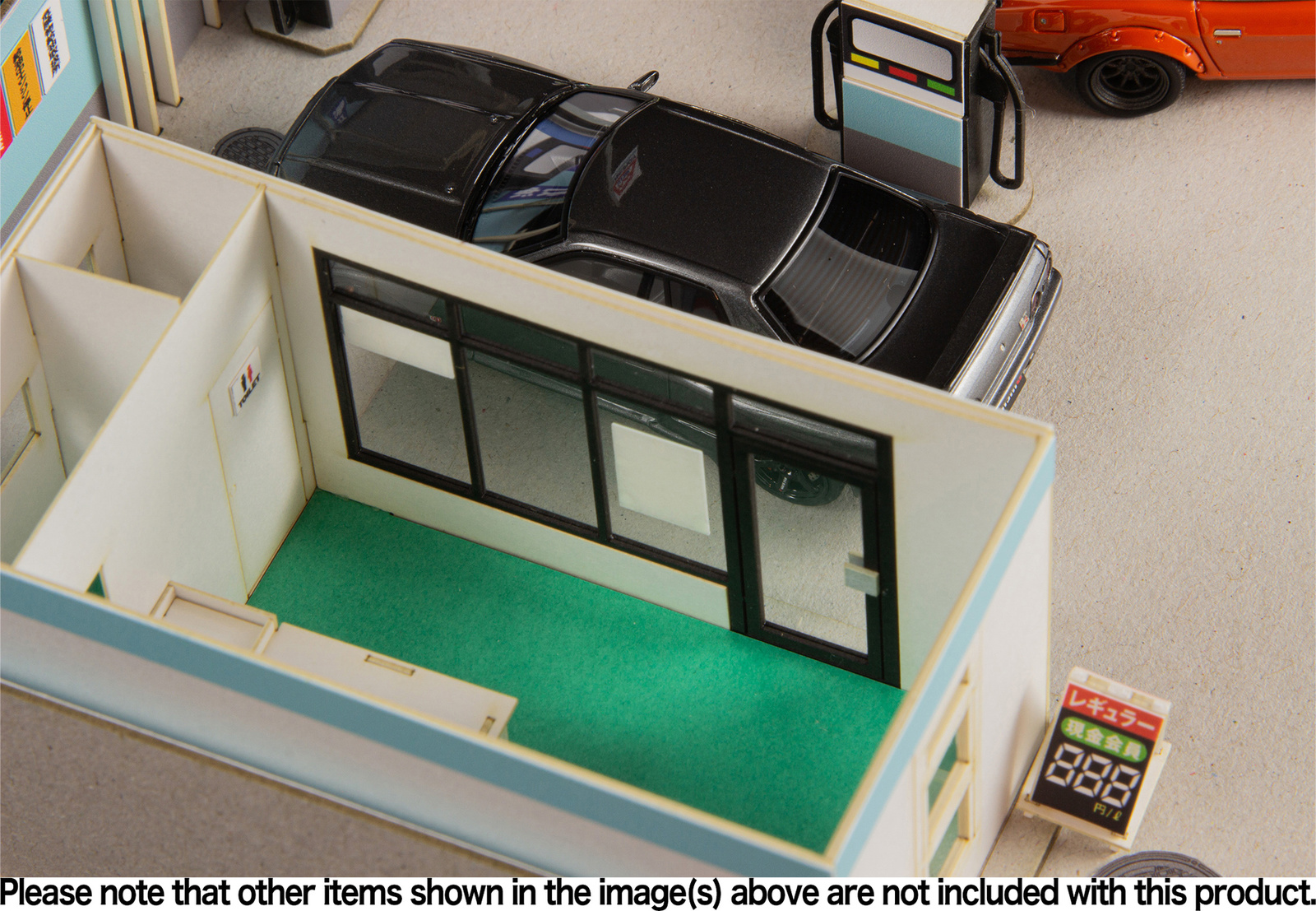 1/64 Petrol Station - Paper Craft Kit Images at Mighty Ape NZ