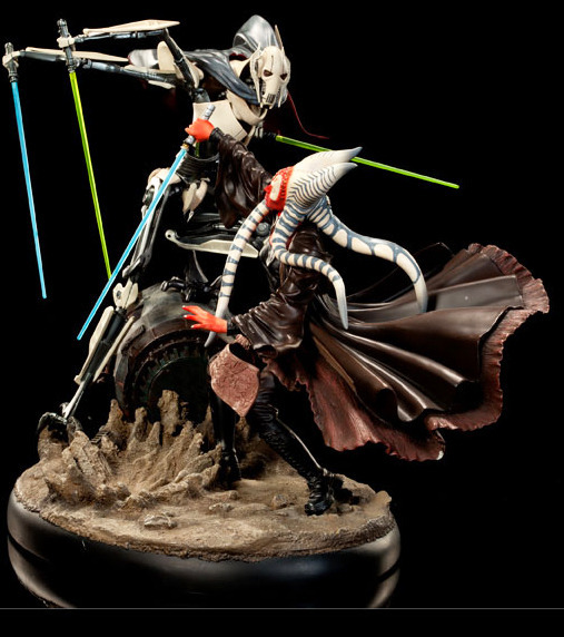 Sideshow Diorama Shaak Ti General Grievous | at Mighty Ape Australia