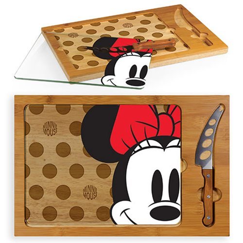 Minnie Mouse: Icon Glass Top Serving Tray and Knife Set | at Mighty Ape NZ
