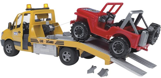 Buy Bruder MB Sprinter Vehicle Transporter at Mighty Ape NZ