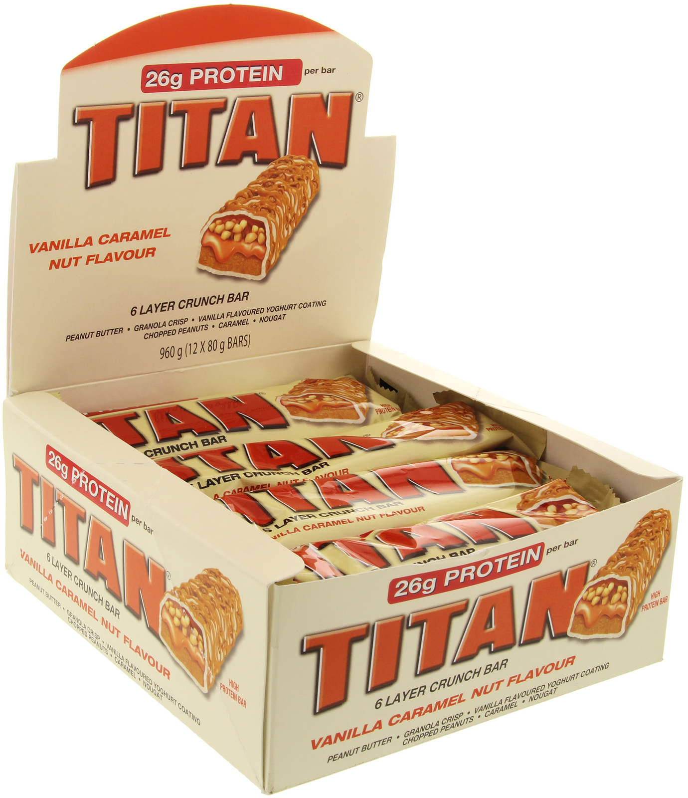 Buy Titan Bars Vanilla Caramel at Mighty Ape NZ