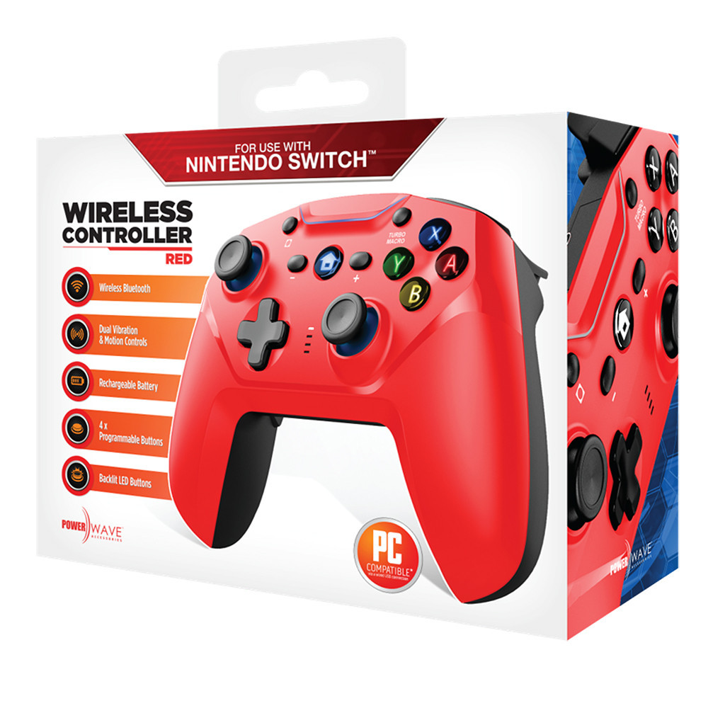 Powerwave Switch Wireless Controller Red | Switch | Buy Now | at Mighty ...