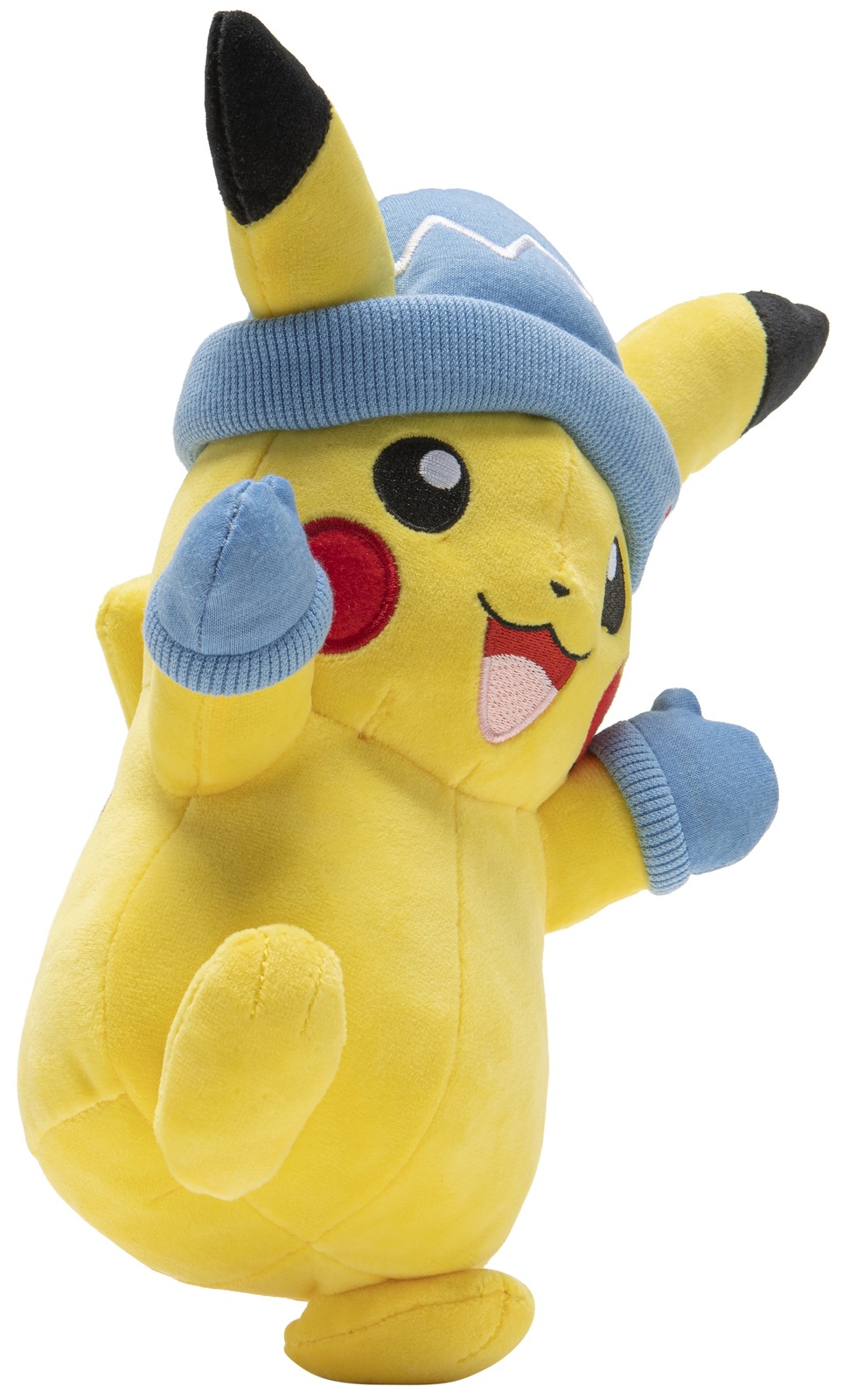 Pikachu with Hat & Mittens - Plush | at Mighty Ape NZ