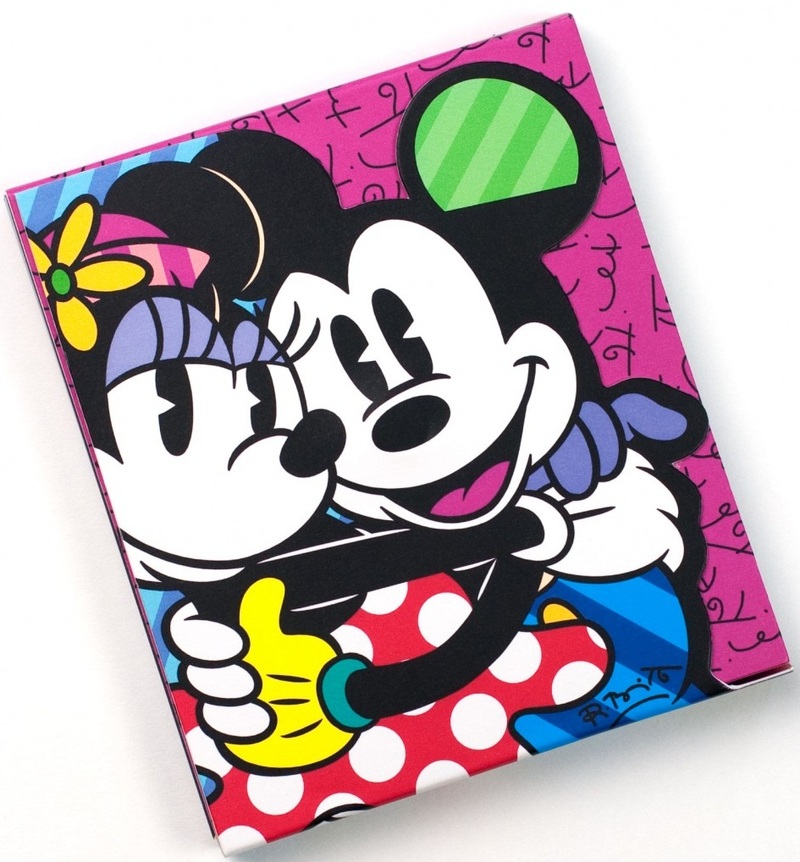 Romero Britto - Mickey & Minnie Mouse Notepad Images at Mighty Ape NZ