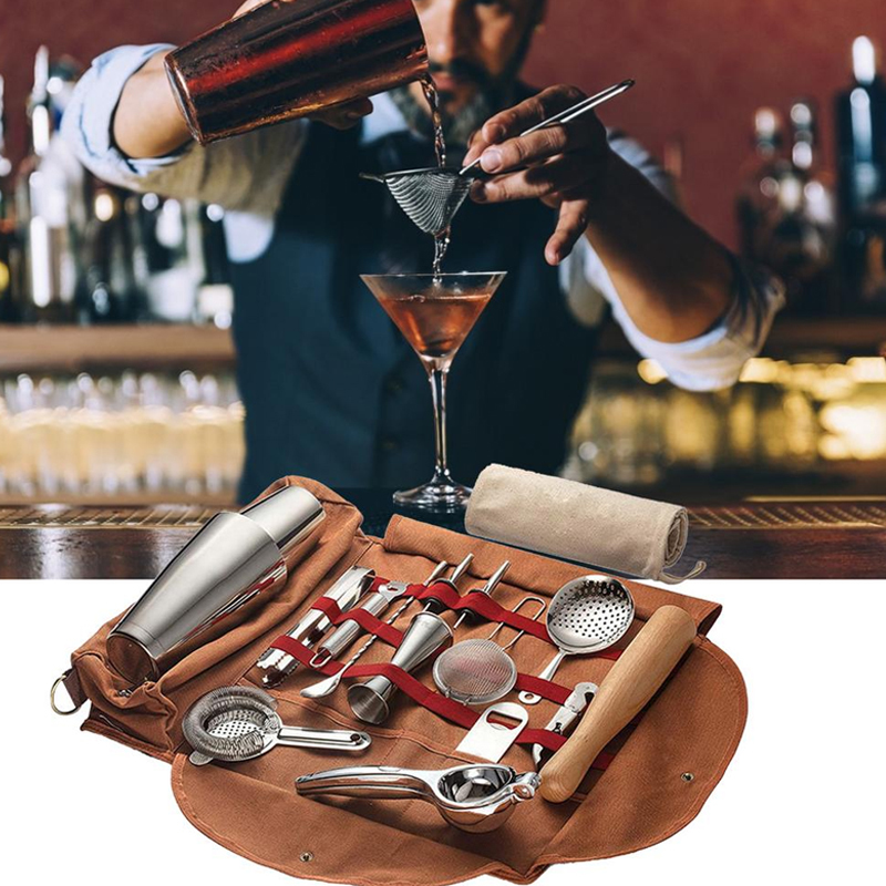 Canvas One Shoulder Bartending Utensil Organizer | at Mighty Ape NZ