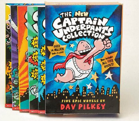 The New Captain Underpants Collection (Books 1-5 Boxed Set) | Dav ...