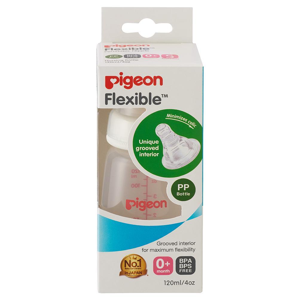 Buy Pigeon: Flexible Peristaltic Slim-Neck Bottle - 120ml (S) at Mighty ...