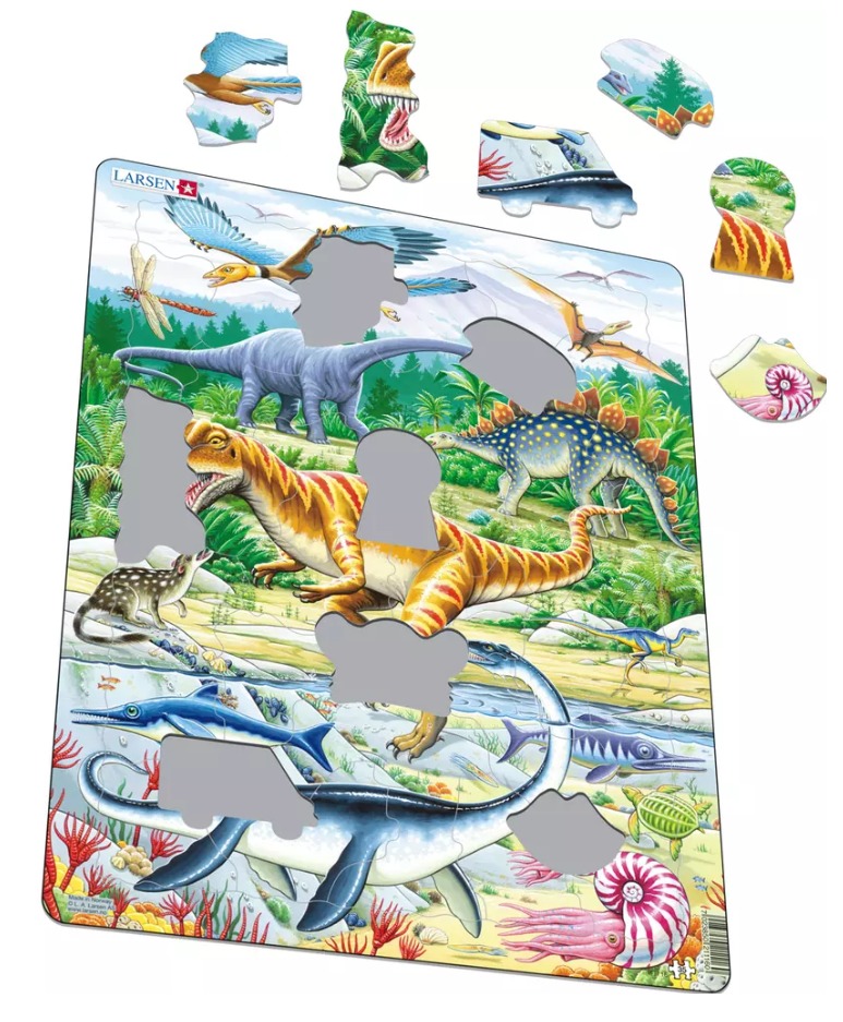 Buy Larsen: 35-Piece Puzzle - Jurassic Dinosaurs at Mighty Ape NZ