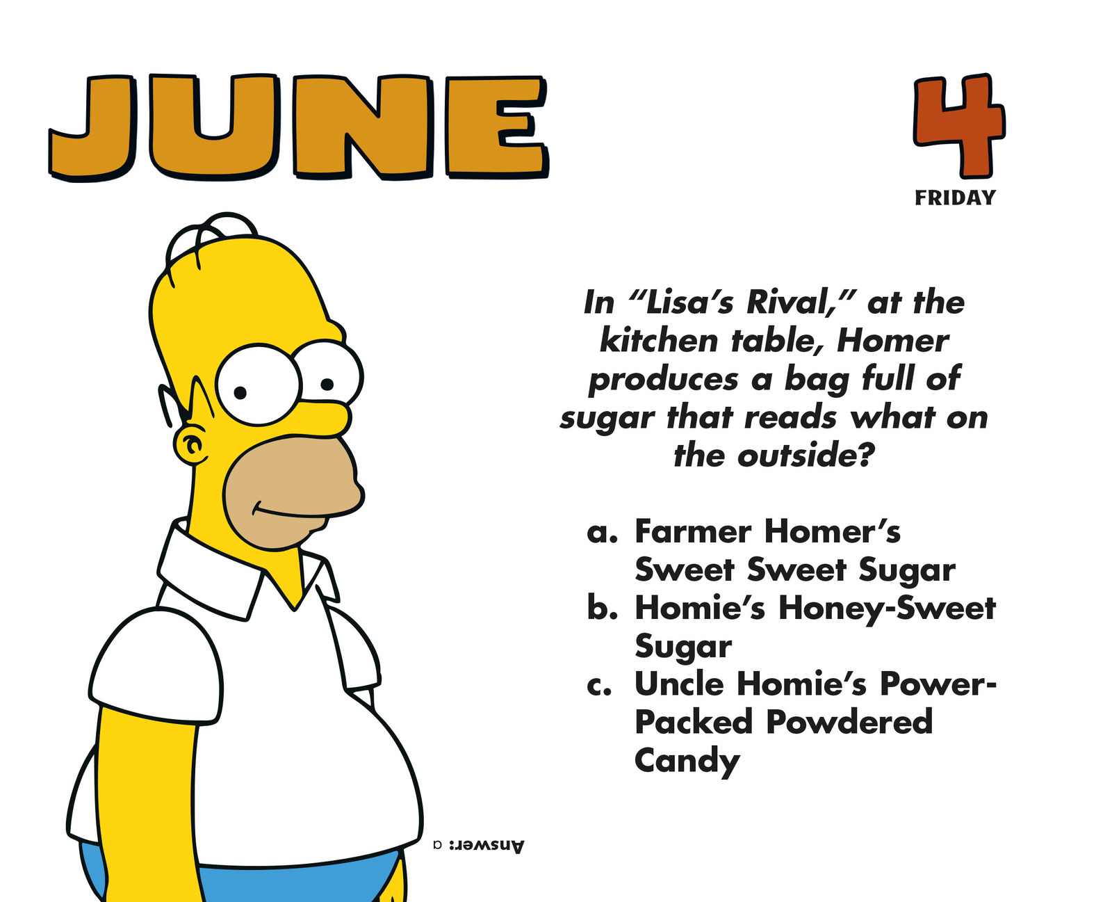 Buy Official The Simpsons 2021 Boxed Day-to-Day Calendar at Mighty Ape NZ