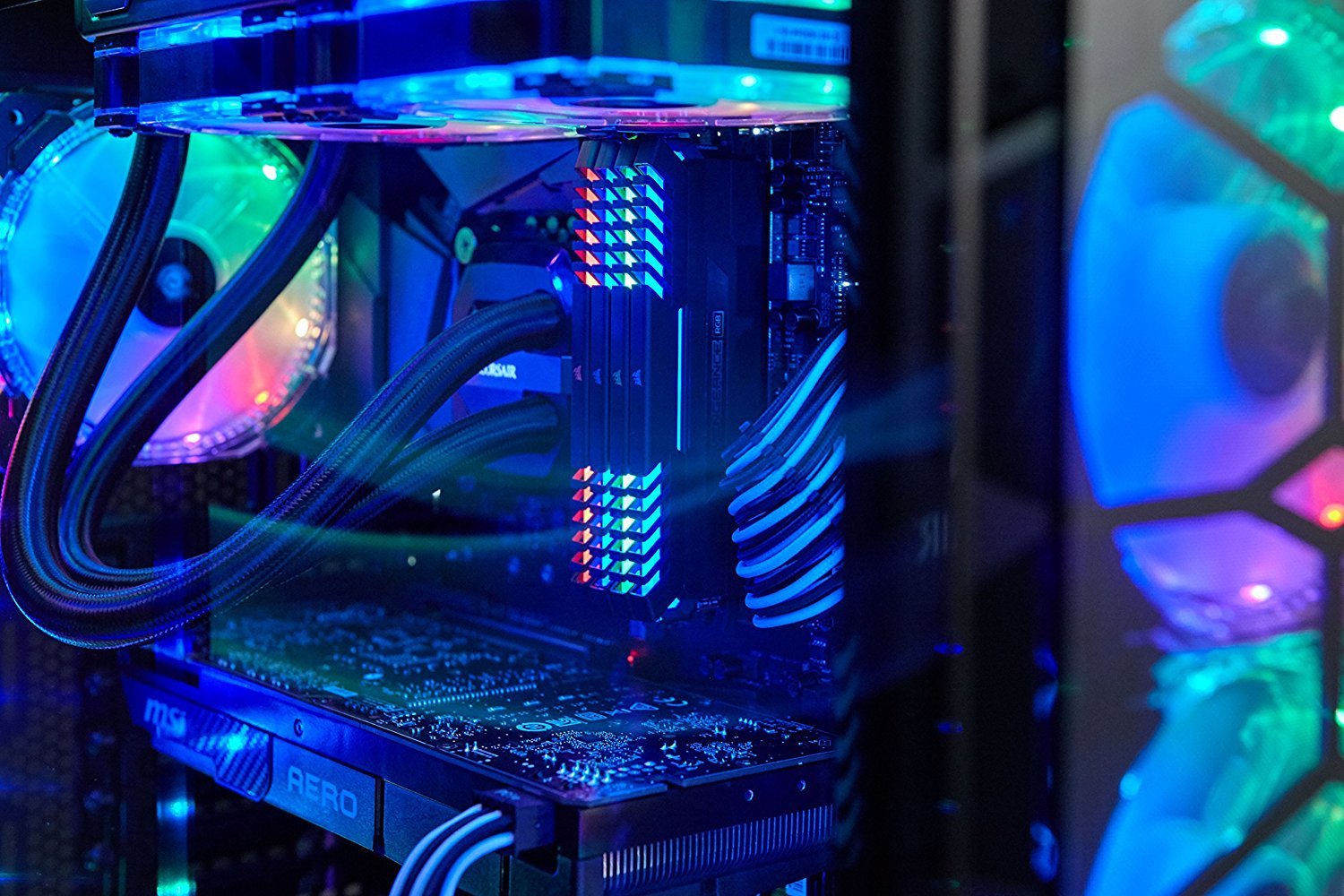 16GB CORSAIR VENGEANCE RGB Dual RGB RAM Kit | at Mighty Ape NZ