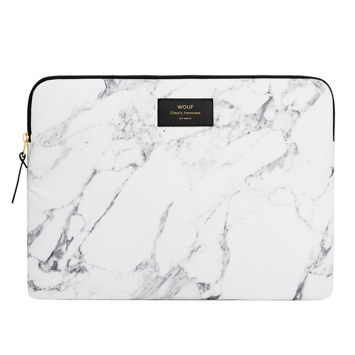 Wouf: Laptop Sleeve White Marble | at Mighty Ape NZ