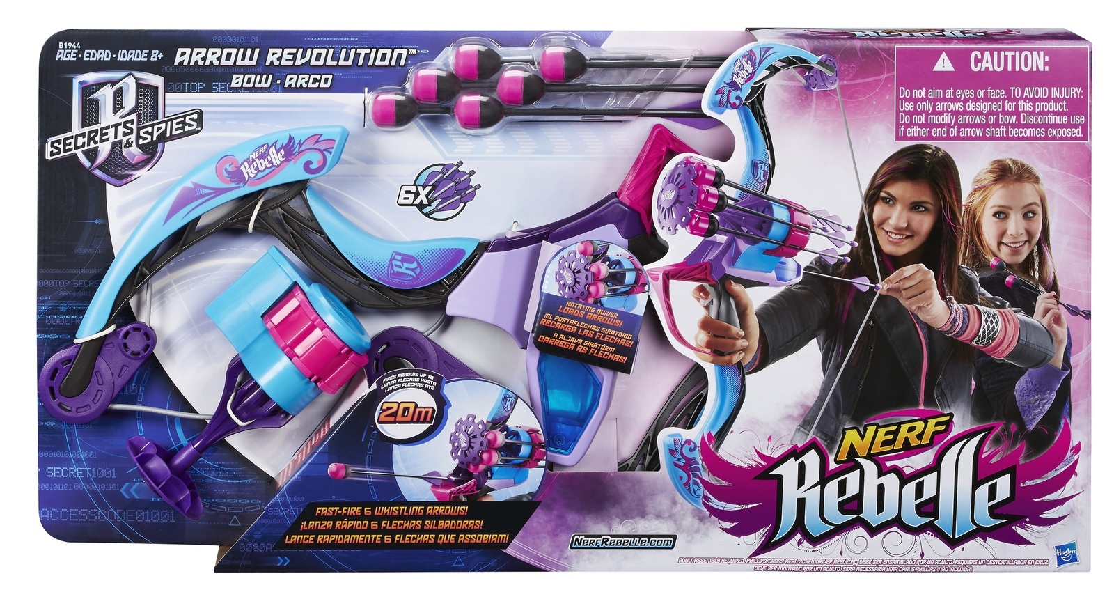 Buy Nerf Rebelle: Arrow Revolution Bow at Mighty Ape Australia
