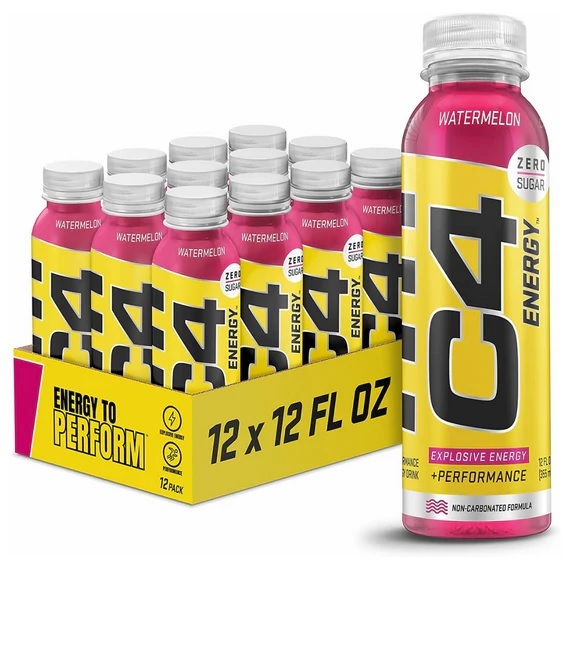Buy Cellucor: C4 On-The-Go RTD - Watermelon (12 X 355ml) at Mighty Ape NZ