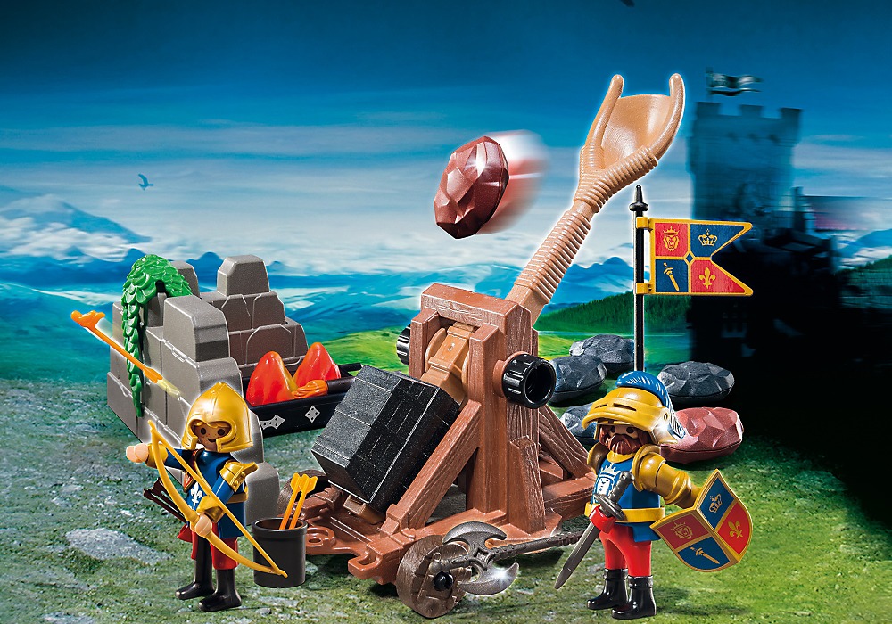 Buy Playmobil: Royal Lion Knights Catapult (6039) at Mighty Ape NZ