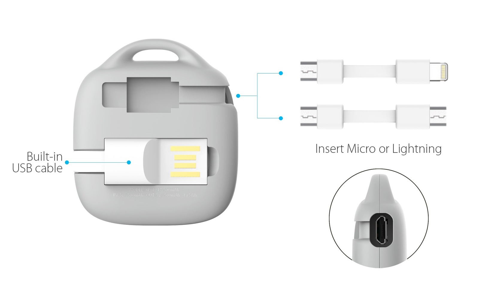 Xoopar: HUG Booster - Mobile Battery Pack | at Mighty Ape NZ