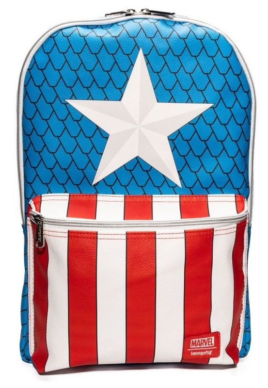 Loungefly: Captain America - Costume Mini Backpack with Pin | Boy's ...