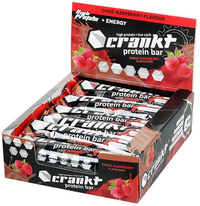 Buy Crankt Protein Bars - Chocolate Raspberry (12x55g) at Mighty Ape NZ
