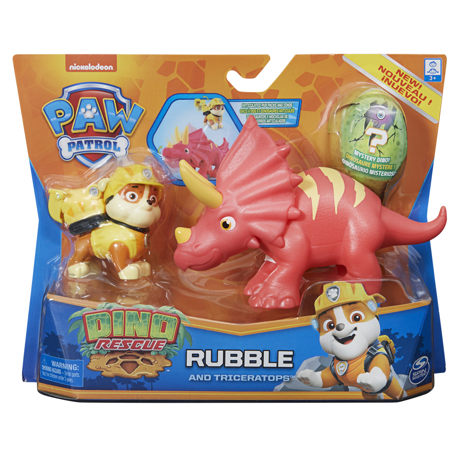 Buy Paw Patrol: Dino Rescue Pups - Rubble at Mighty Ape NZ