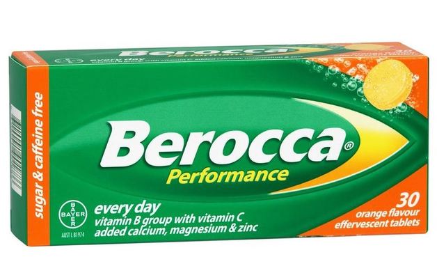 Buy Berocca Performance: Orange Flavour Effervescent Tablets (30 ...