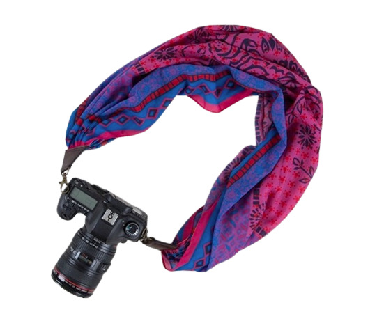 Natural Life: Camera Strap - Pink/Navy | at Mighty Ape NZ