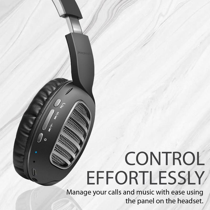 Promate: Concord Dynamic HD Stereo Headset with Passive Noise ...