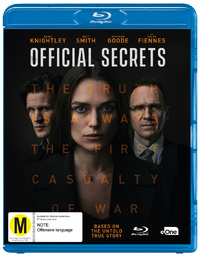Official Secrets | Blu-ray | Buy Now | at Mighty Ape NZ