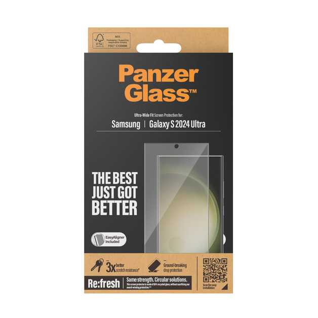 PanzerGlass Samsung GS24 Ultra Screen Protector | at Mighty Ape NZ