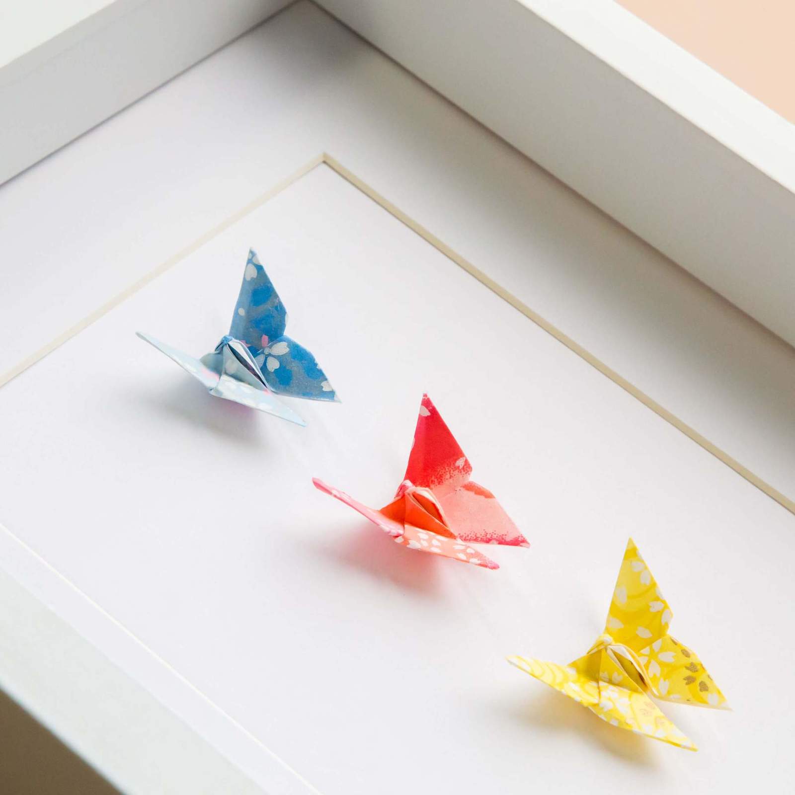 3 Butterflies (Summer) - Origami Frame | at Mighty Ape NZ